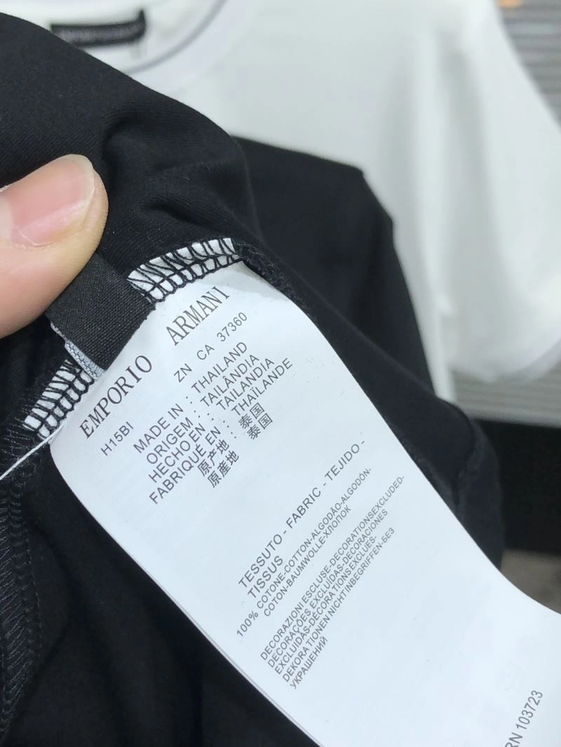 Brand-authenticated Armani T-Shirts