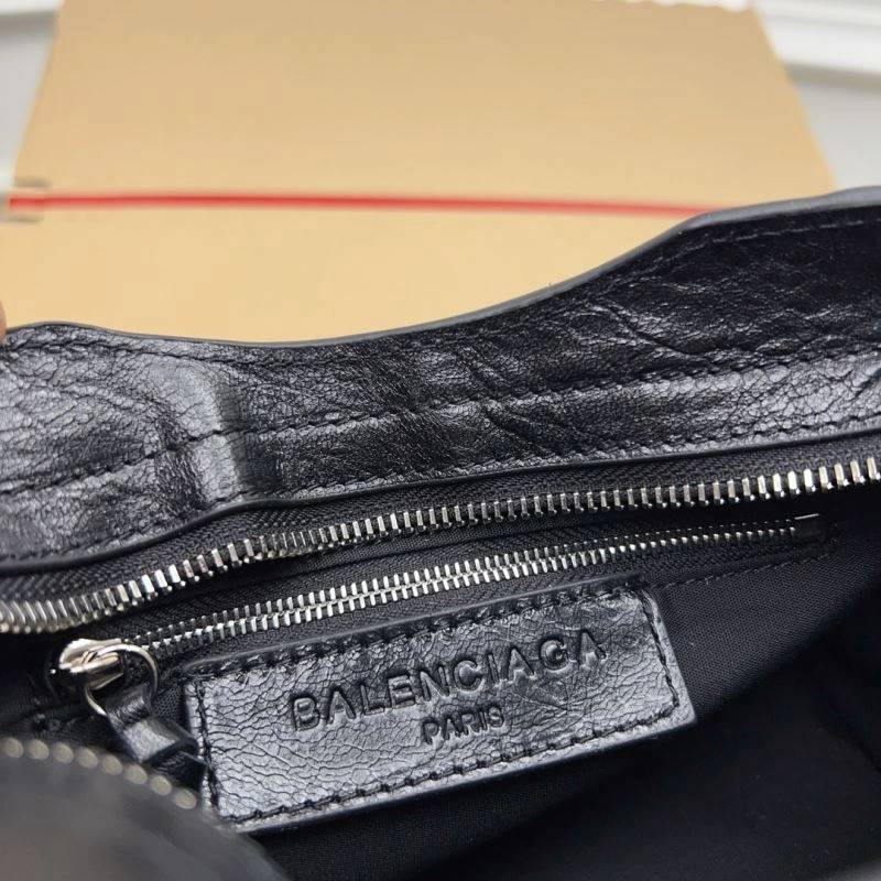 Inexpensive Balenciaga  Classic Gold Mini City Cracked Lambskin Crossbody Bag