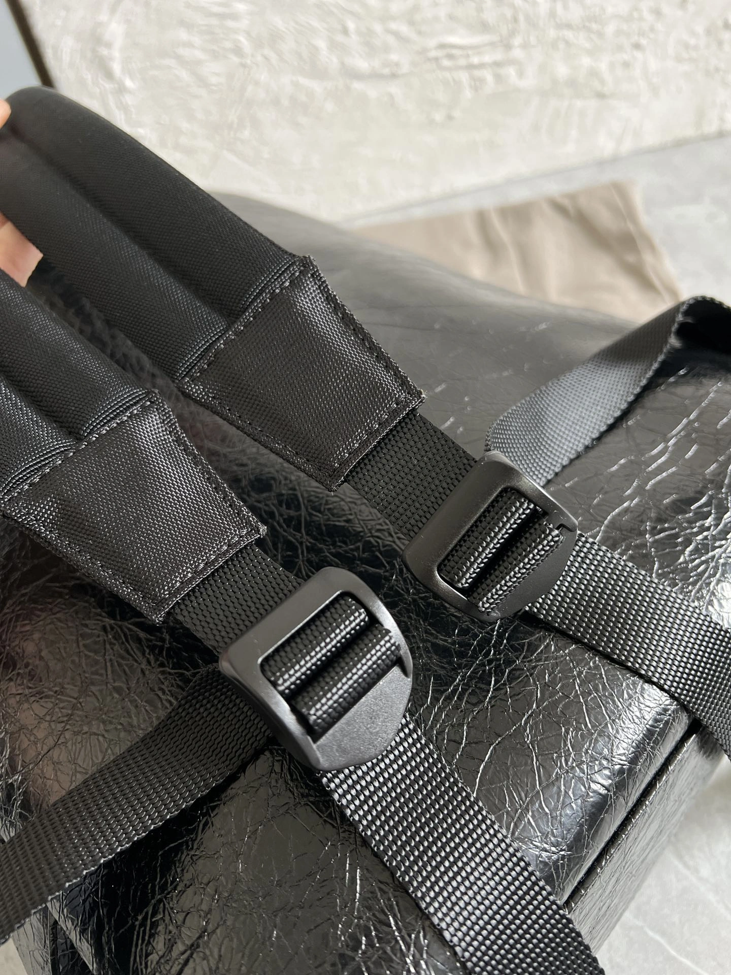 Perfect replica Balenciaga 18SS Calfskin Plain Backpack - Fashionable Travel Essential