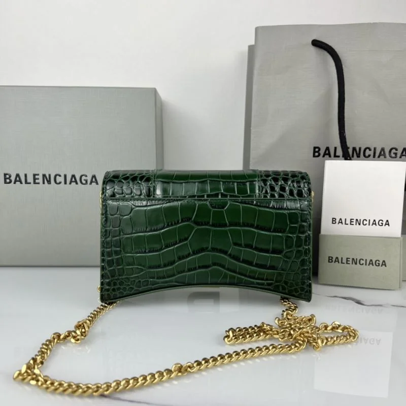Precise copy Balenciaga 19cm Iconic Hourglass Chain Crossbody Bag by Brand B