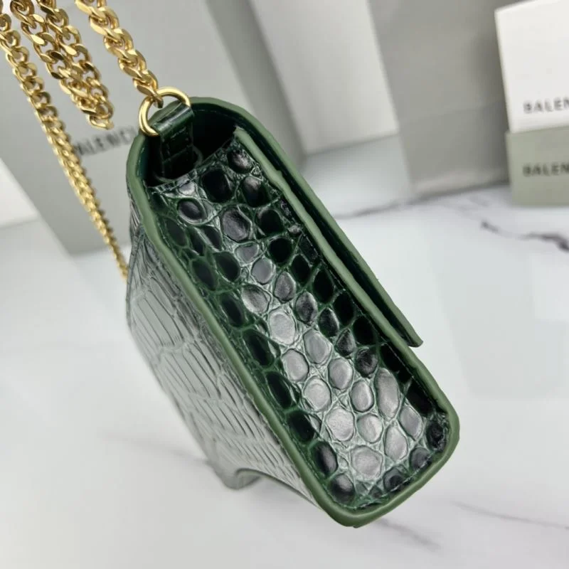 Precise copy Balenciaga 19cm Iconic Hourglass Chain Crossbody Bag by Brand B
