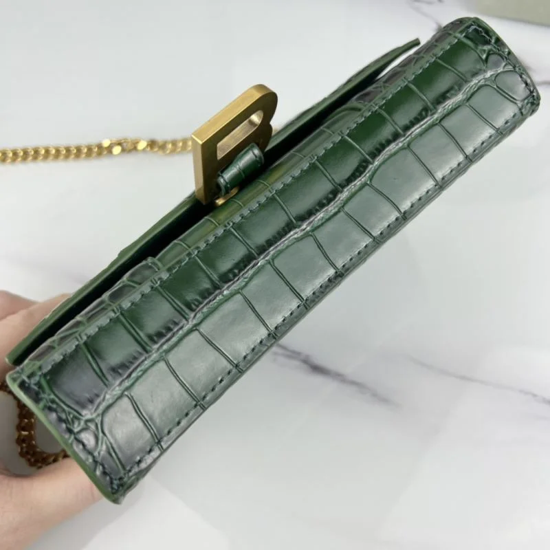 Precise copy Balenciaga 19cm Iconic Hourglass Chain Crossbody Bag by Brand B