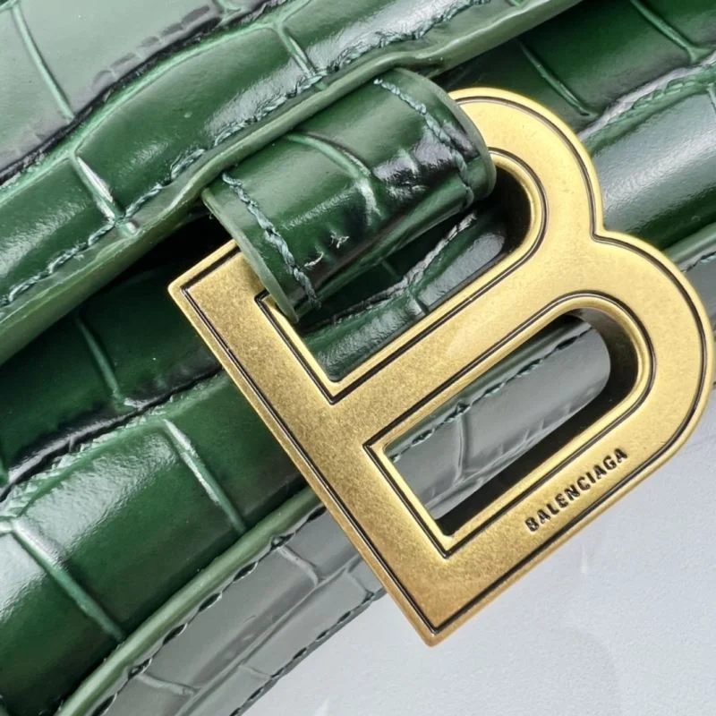Precise copy Balenciaga 19cm Iconic Hourglass Chain Crossbody Bag by Brand B