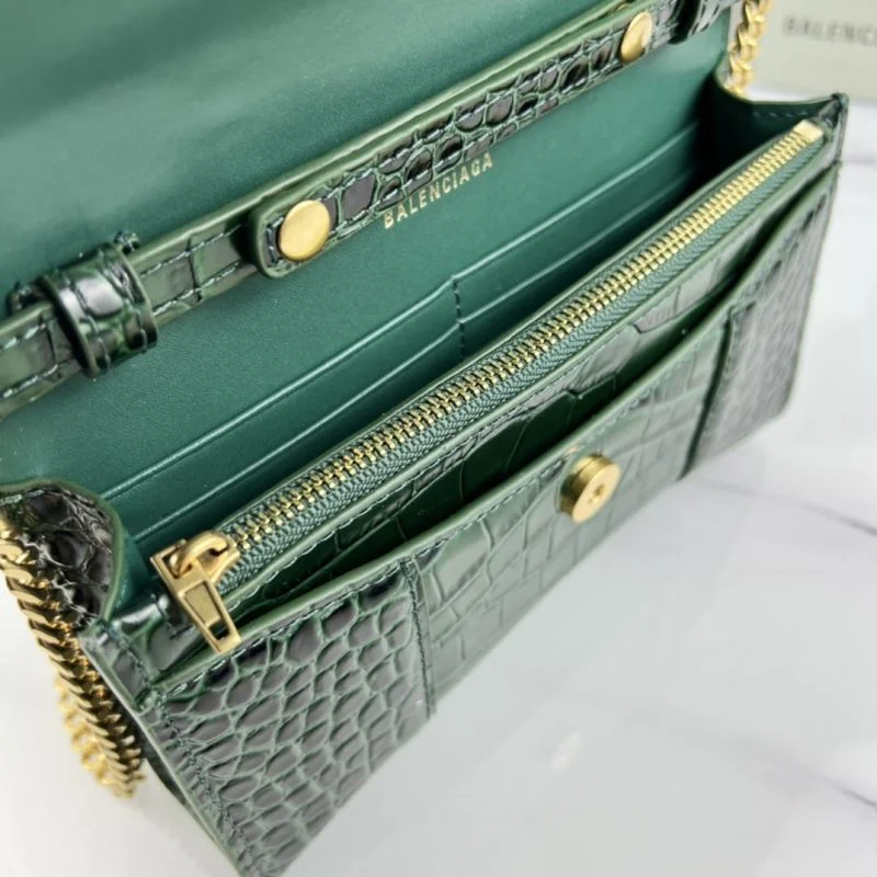 Precise copy Balenciaga 19cm Iconic Hourglass Chain Crossbody Bag by Brand B