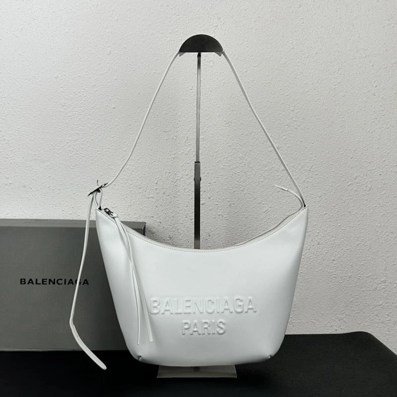 Balenciaga 2023 Calfskin Adjustable Underarm Bag - Model 80020