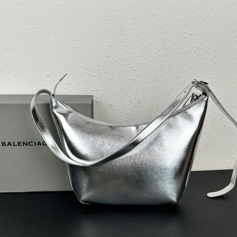 Affordable Balenciaga 2023 Soft Calfskin Adjustable Shoulder Bag Model 80020