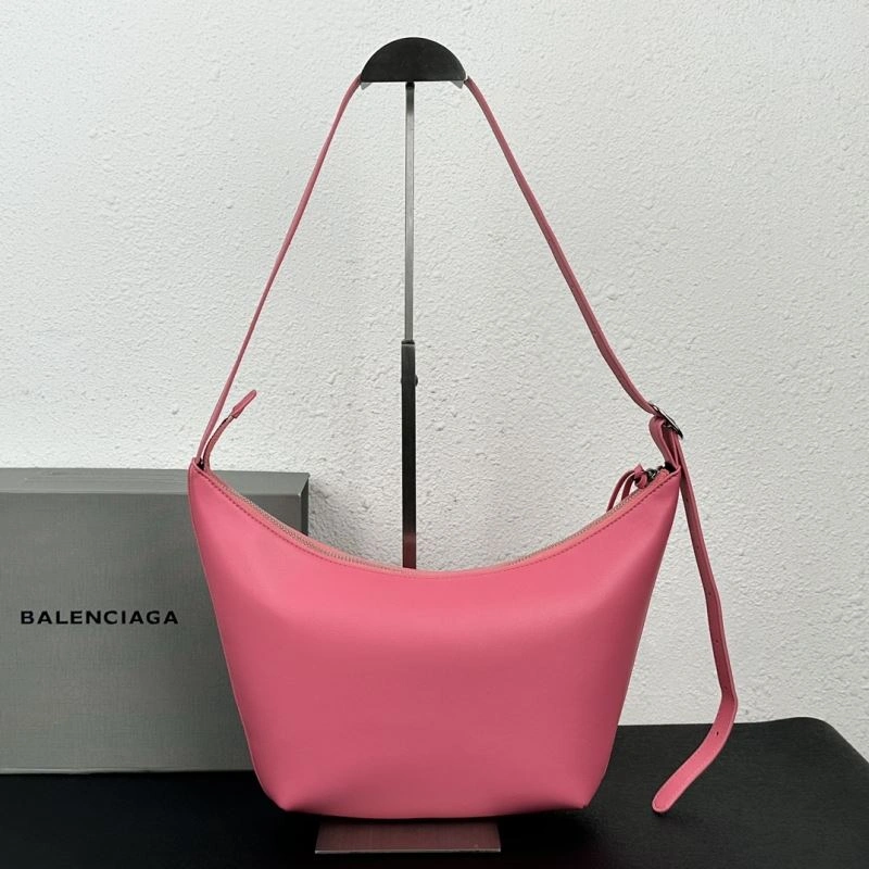 Brand-original Balenciaga 2023 Soft Calfskin Adjustable Underarm Bag 80020