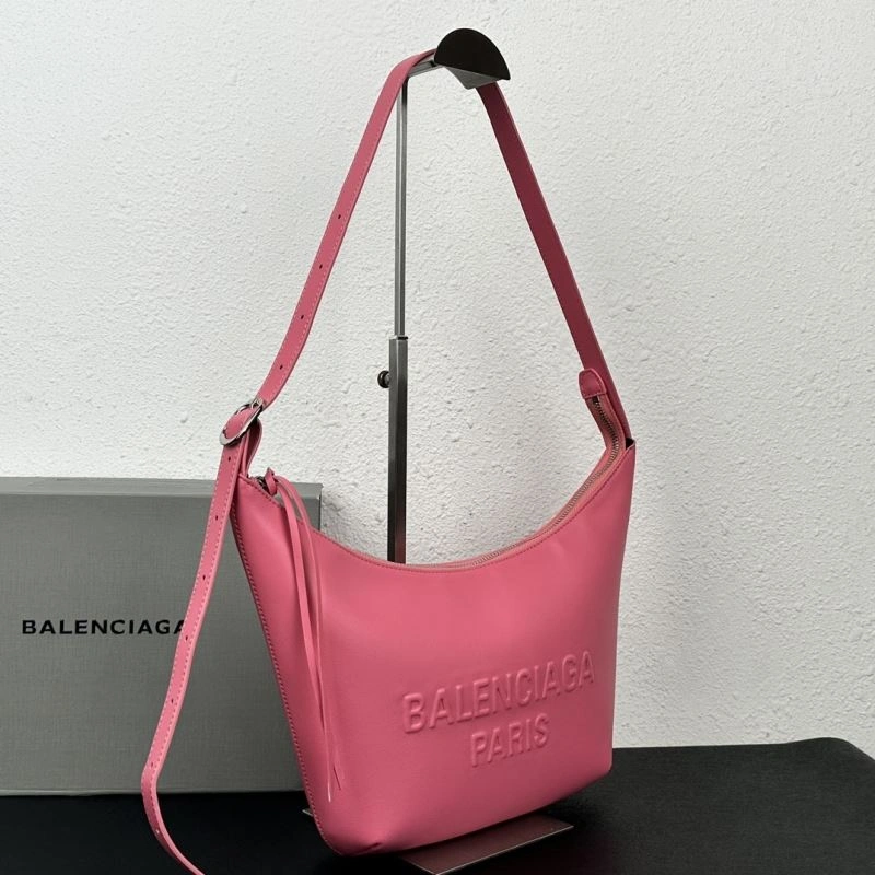 Brand-original Balenciaga 2023 Soft Calfskin Adjustable Underarm Bag 80020