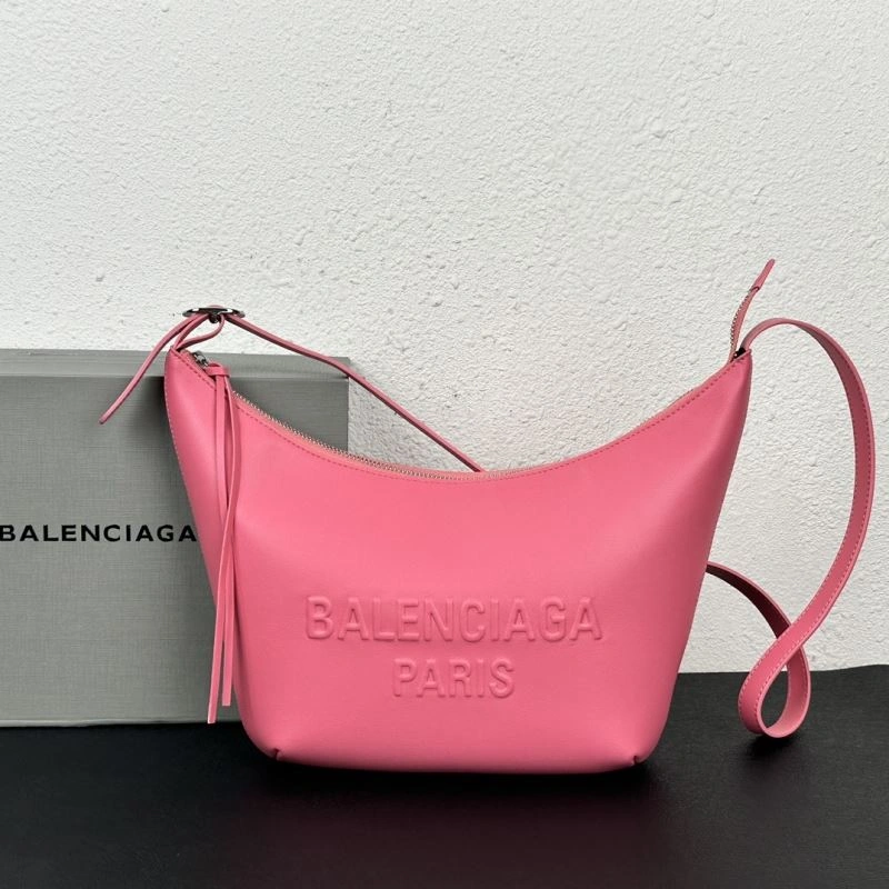 Brand-original Balenciaga 2023 Soft Calfskin Adjustable Underarm Bag 80020