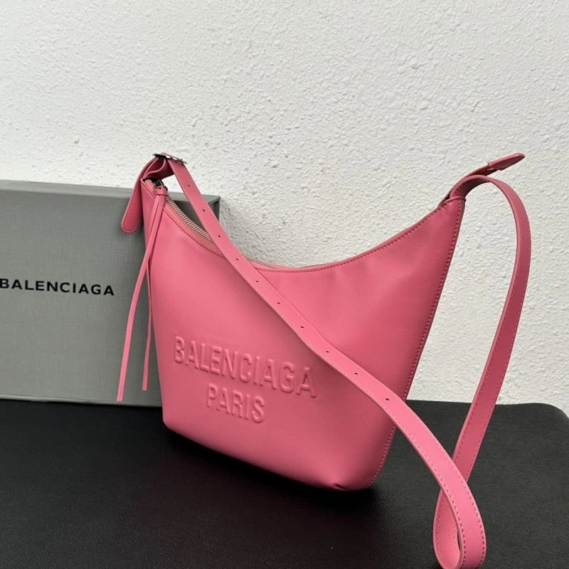 Brand-original Balenciaga 2023 Soft Calfskin Adjustable Underarm Bag 80020