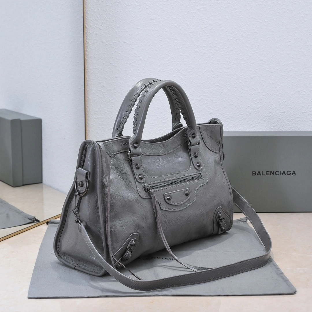 Legit Balenciaga 2024 City Motorcycle Bag - Vintage Luxe Redefined
