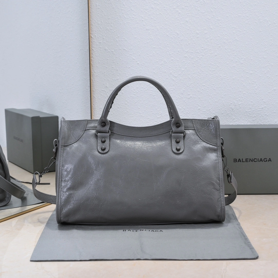 Legit Balenciaga 2024 City Motorcycle Bag - Vintage Luxe Redefined