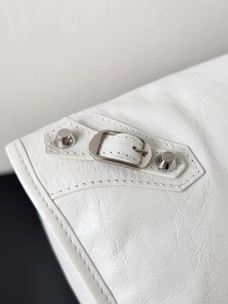 Original Balenciaga 2024 Le City Minimalist Biker Handbag in Sweet Tones