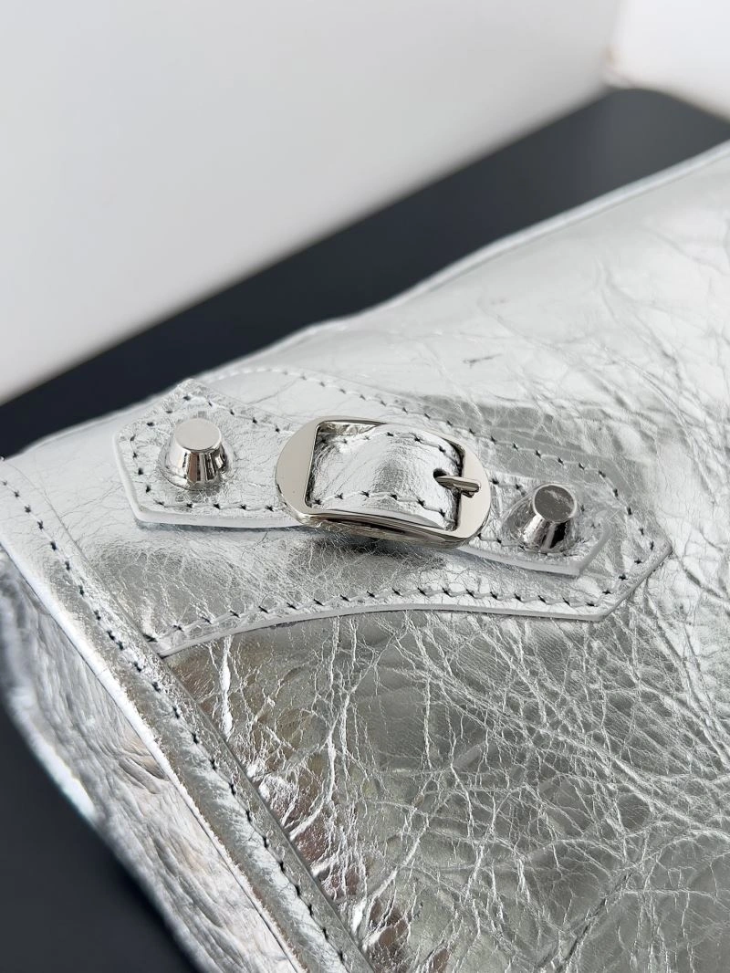 Official Balenciaga 2024 Le City Minimalist Motorcycle Handbag
