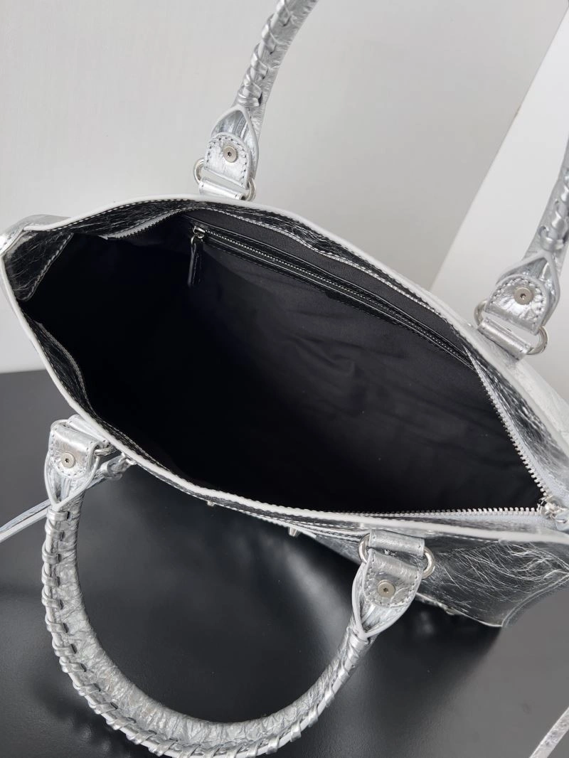 Official Balenciaga 2024 Le City Minimalist Motorcycle Handbag