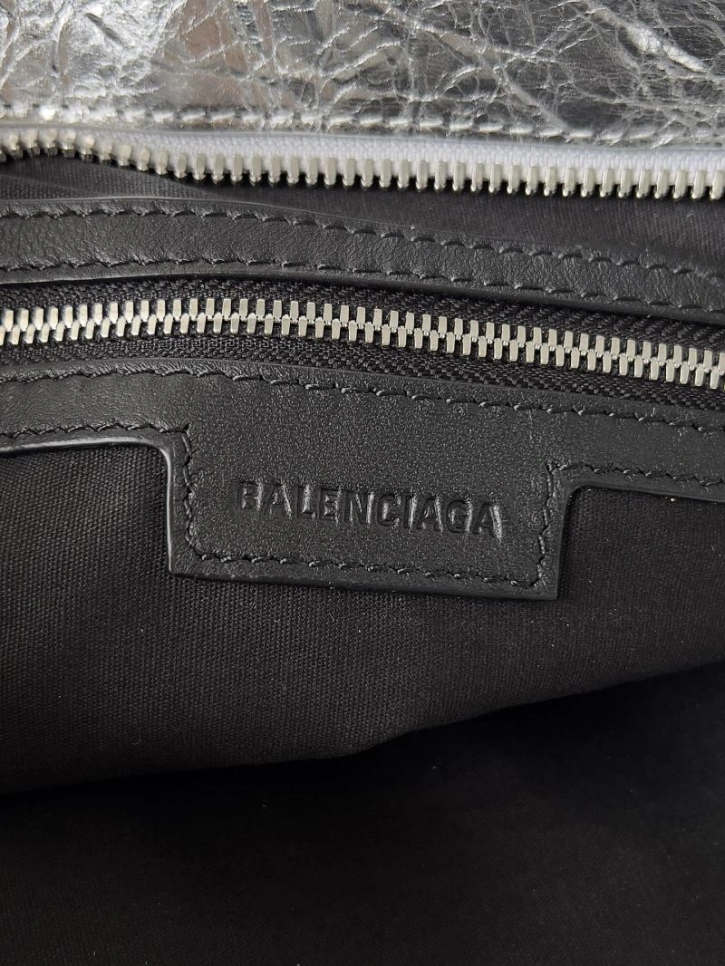 Official Balenciaga 2024 Le City Minimalist Motorcycle Handbag
