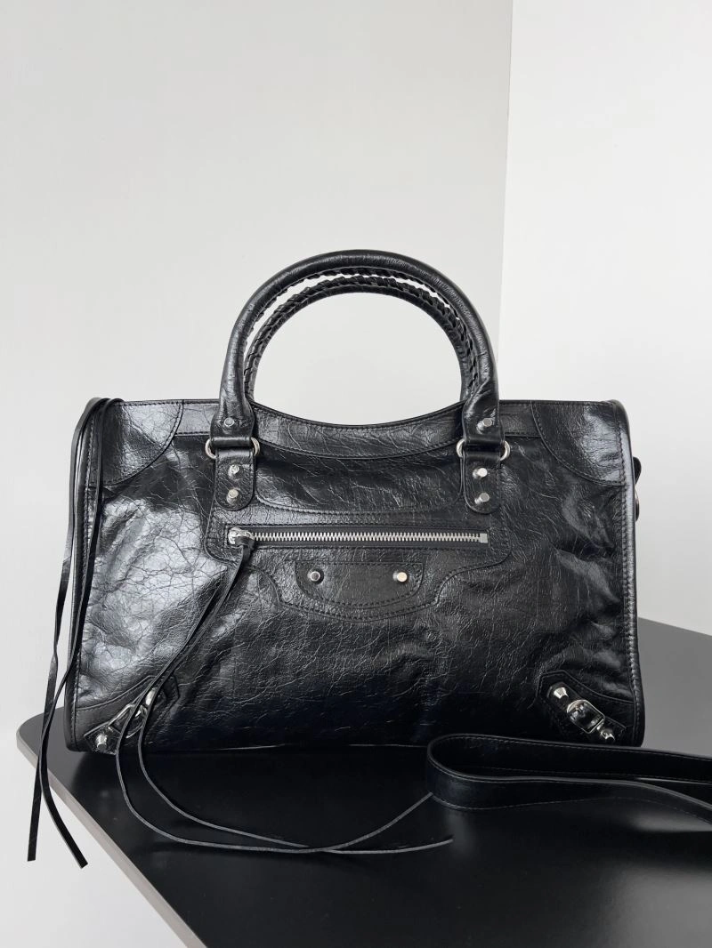 Balenciaga 2024 Le City Minimalist Motorcycle Handbag