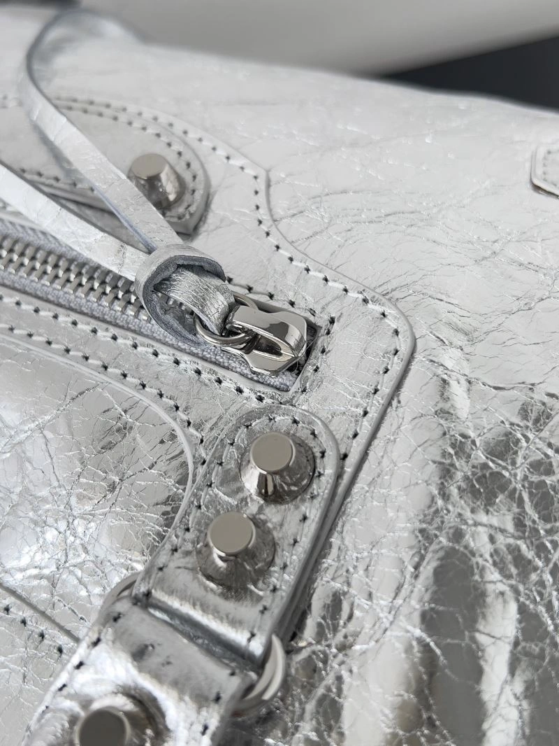 Cut-rate Balenciaga 2024 Le City S Mini Motorcycle Handbag in White