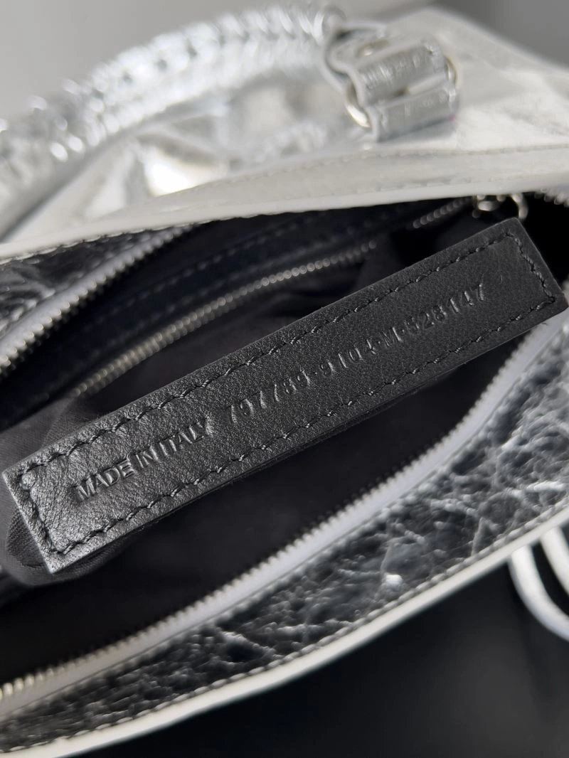 Cut-rate Balenciaga 2024 Le City S Mini Motorcycle Handbag in White