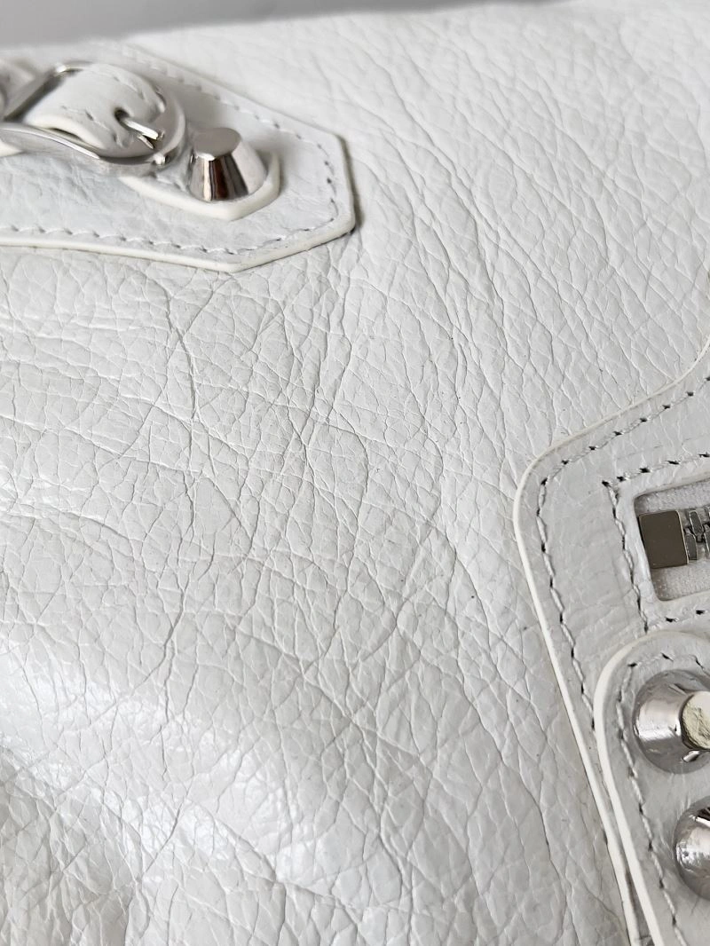 OEM Balenciaga 2024 Le City S Minimalist Motorcycle Handbag