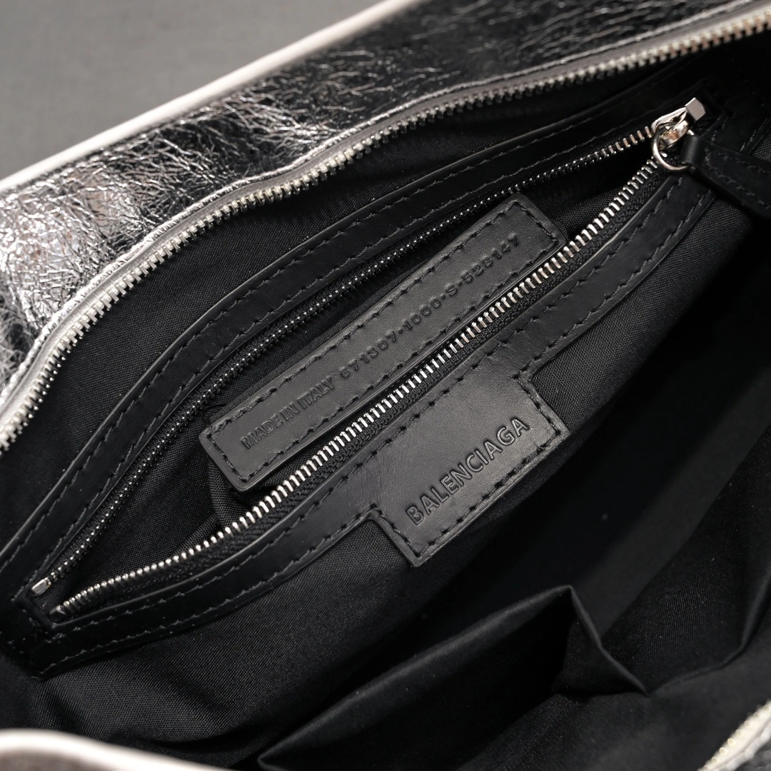 Original Balenciaga 2024 Lie City Classic Motorcycle Bag