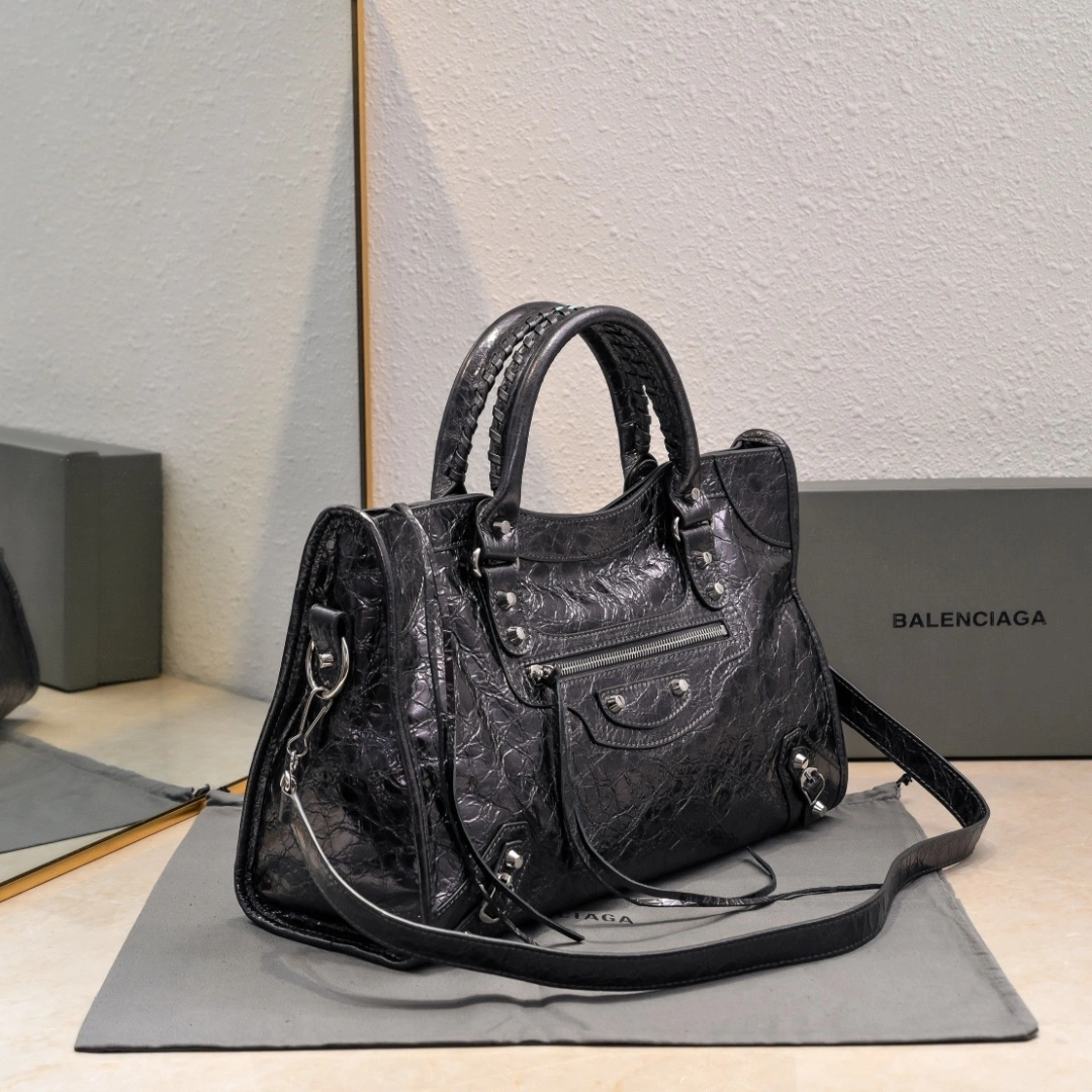 Perfect replica Balenciaga 2024 Lie City Classic Motorcycle Bag