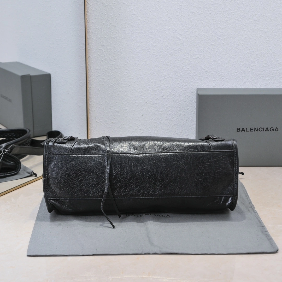 Bargain Balenciaga 2024 Lie City Leather Motorcycle Bag