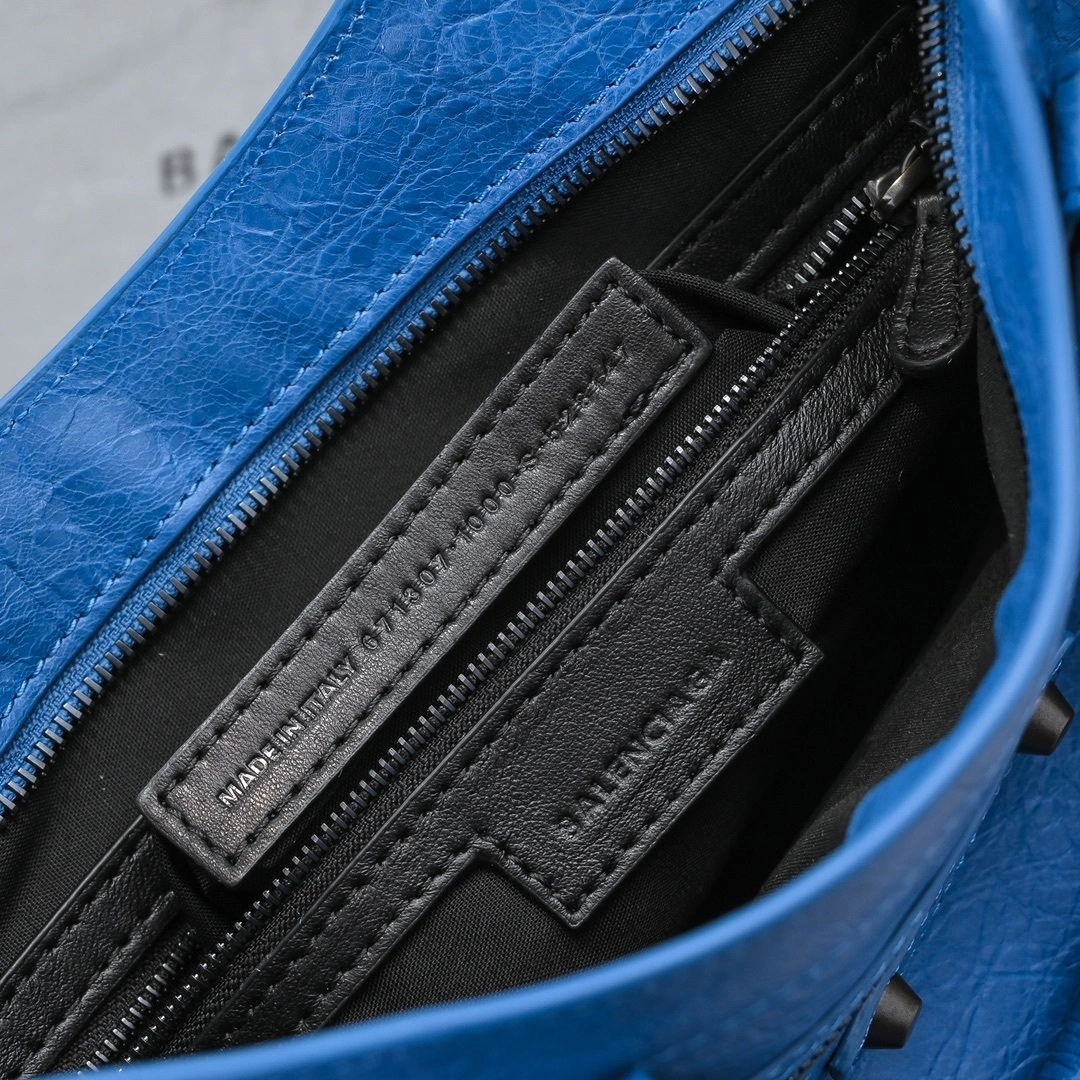 Authentic Balenciaga 2024 Lie City Motorcycle Bag - Classic Revived
