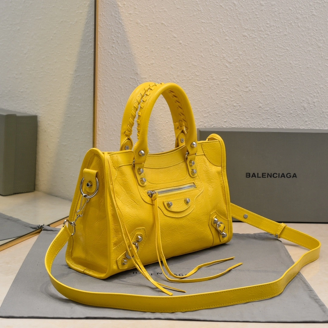 Reasonably priced Balenciaga 2024 Lie City Motorcycle Bag - Vintage Chic Redefined