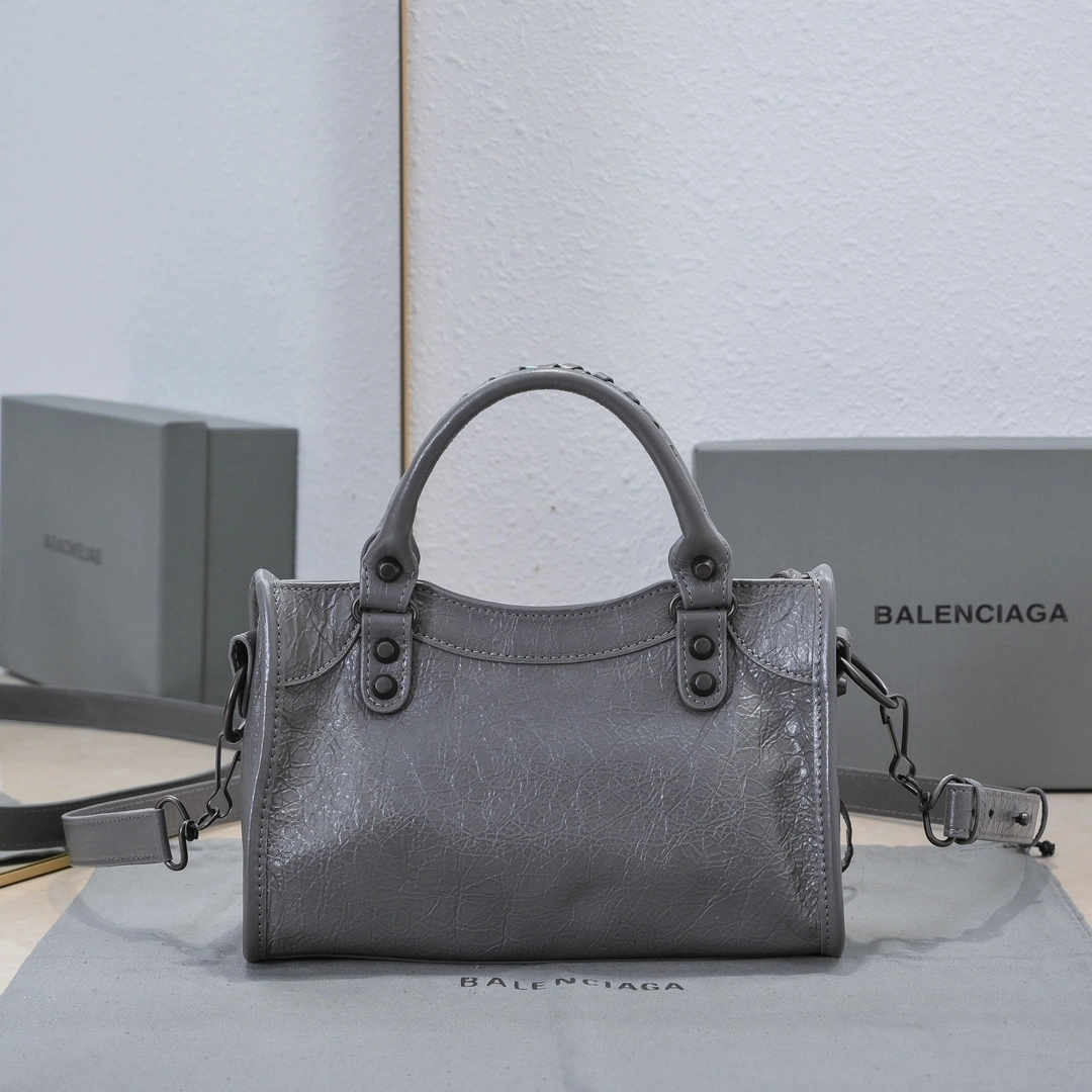 Low-cost Balenciaga 2024 Lie City Motorcycle Bag - Vintage Chic Redefined