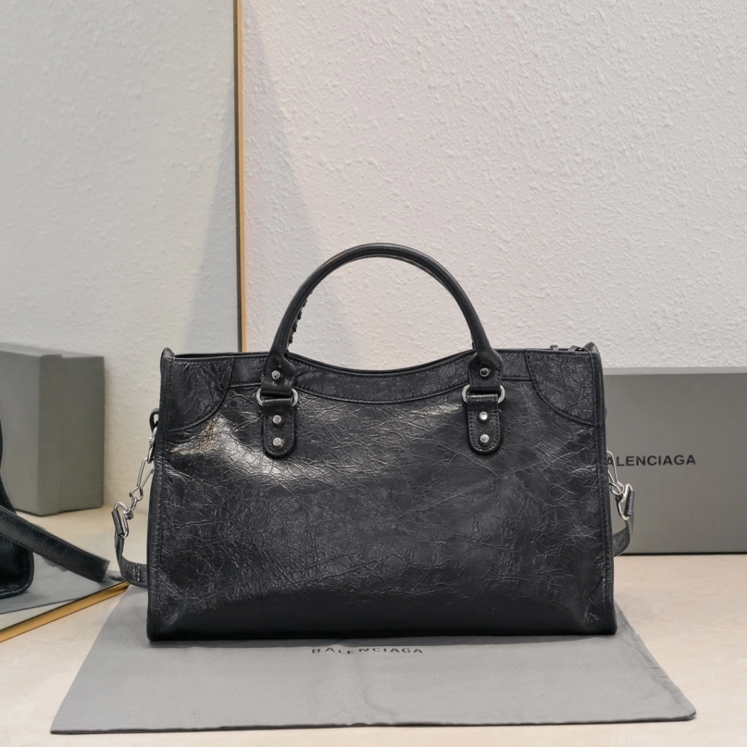 Top mirror Balenciaga 2024 Lie City Motorcycle Bag - Vintage Chic Reimagined