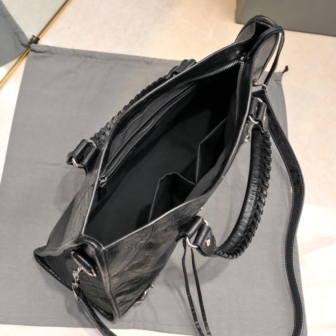 Top mirror Balenciaga 2024 Lie City Motorcycle Bag - Vintage Chic Reimagined