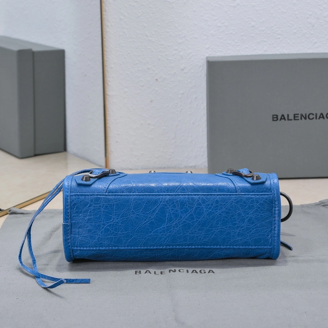 Perfect replica Balenciaga 2024 Lie City Motorcycle Bag - Vintage Revival