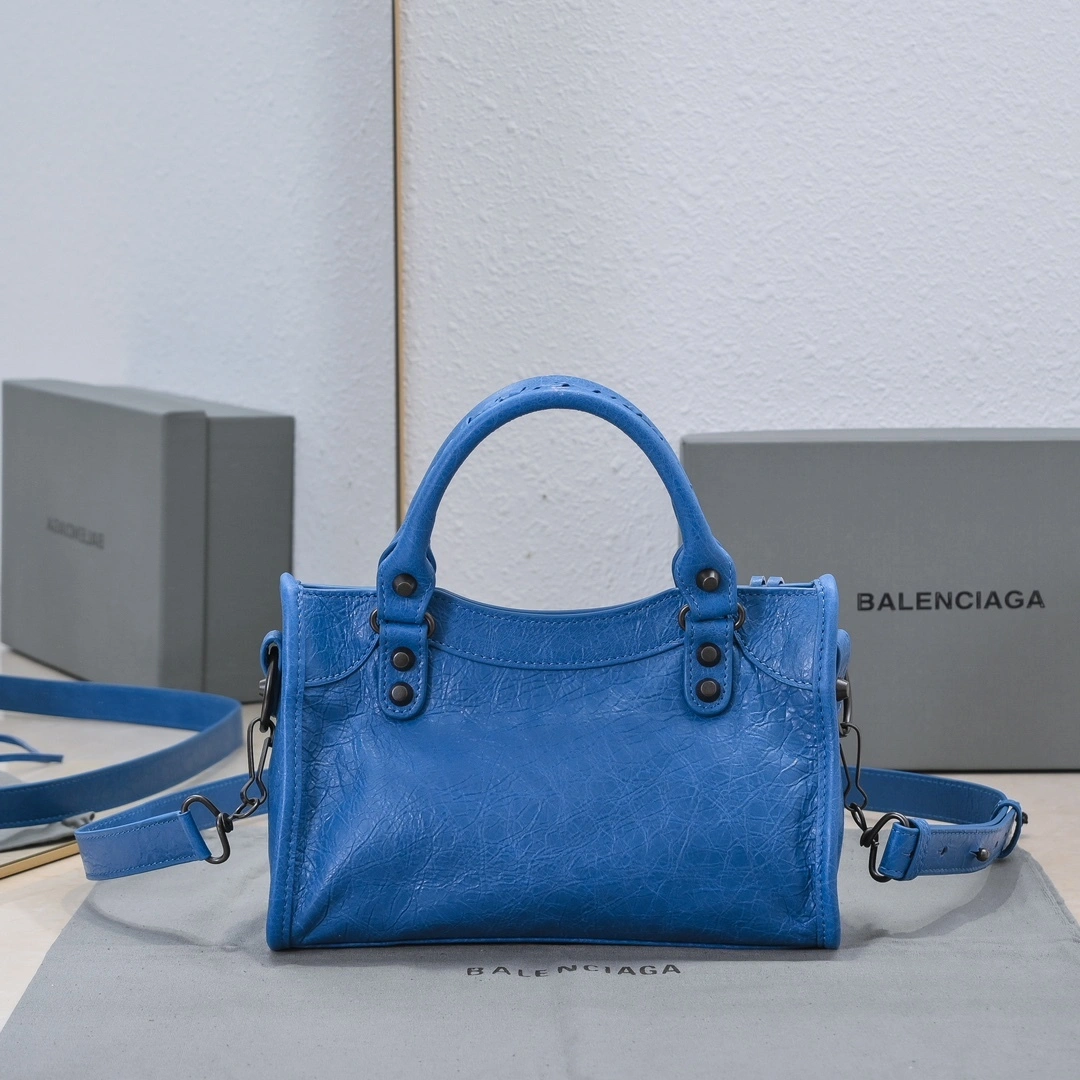 Perfect replica Balenciaga 2024 Lie City Motorcycle Bag - Vintage Revival