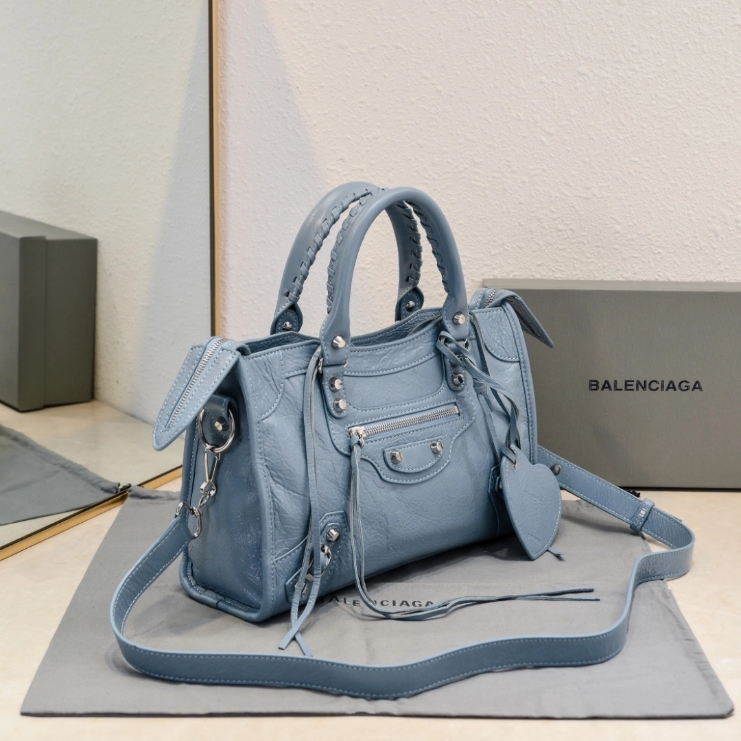 Cut-rate Balenciaga 2024 Lie City Studded Motorcycle Bag