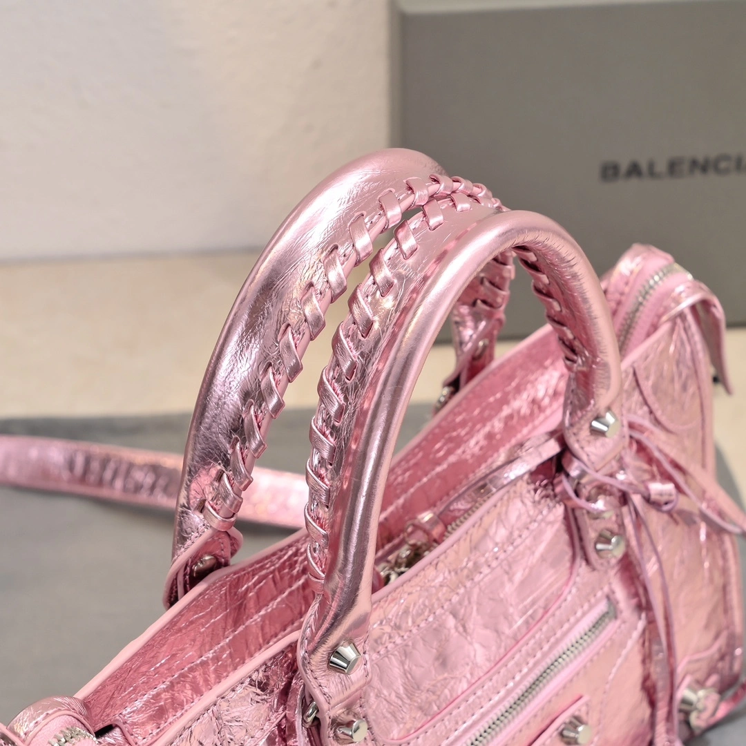 1:1 copy Balenciaga 2024 Lie City Studded Motorcycle Bag