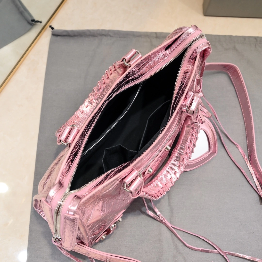 1:1 copy Balenciaga 2024 Lie City Studded Motorcycle Bag