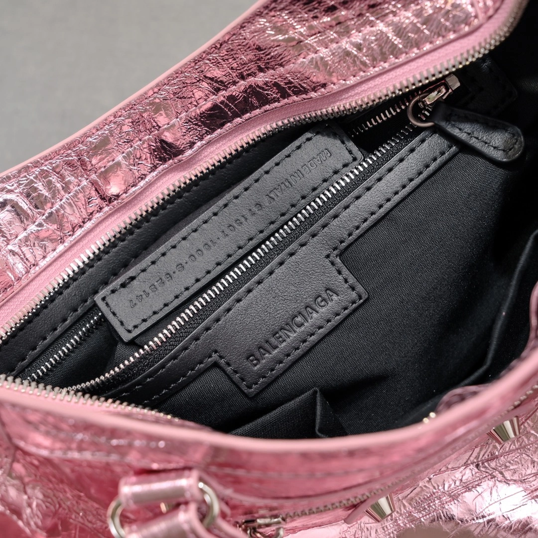1:1 copy Balenciaga 2024 Lie City Studded Motorcycle Bag