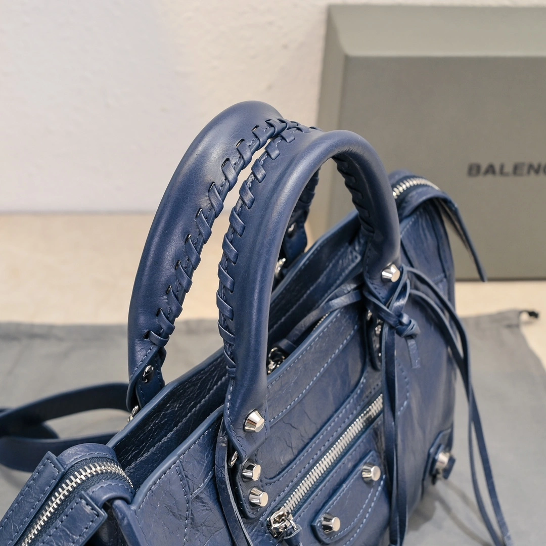 Bargain Balenciaga 2024 Lie City Studded Motorcycle Bag