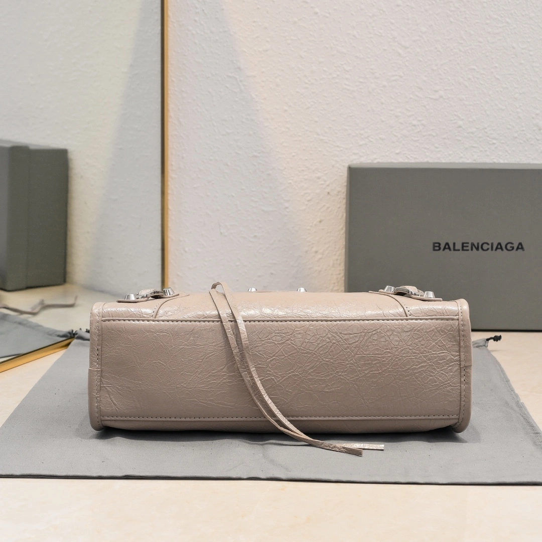 Discounted Balenciaga 2024 Lie City Studded Motorcycle Bag