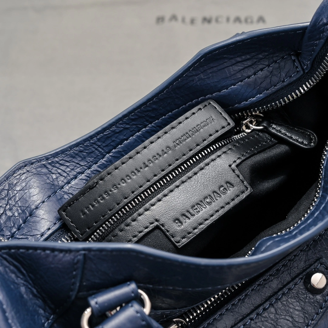 Budget-friendly Balenciaga 2024 Lie City Studded Motorcycle Bag