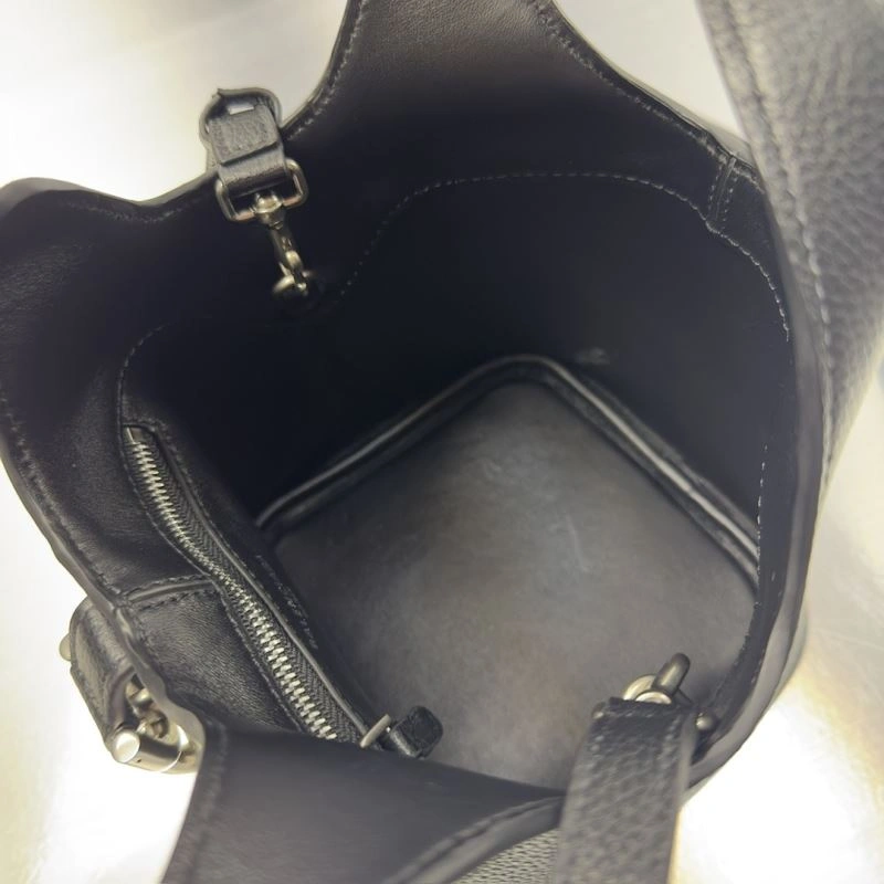 Bargain Balenciaga 2024 Mini Locker Hobo Bag with Silver Lock