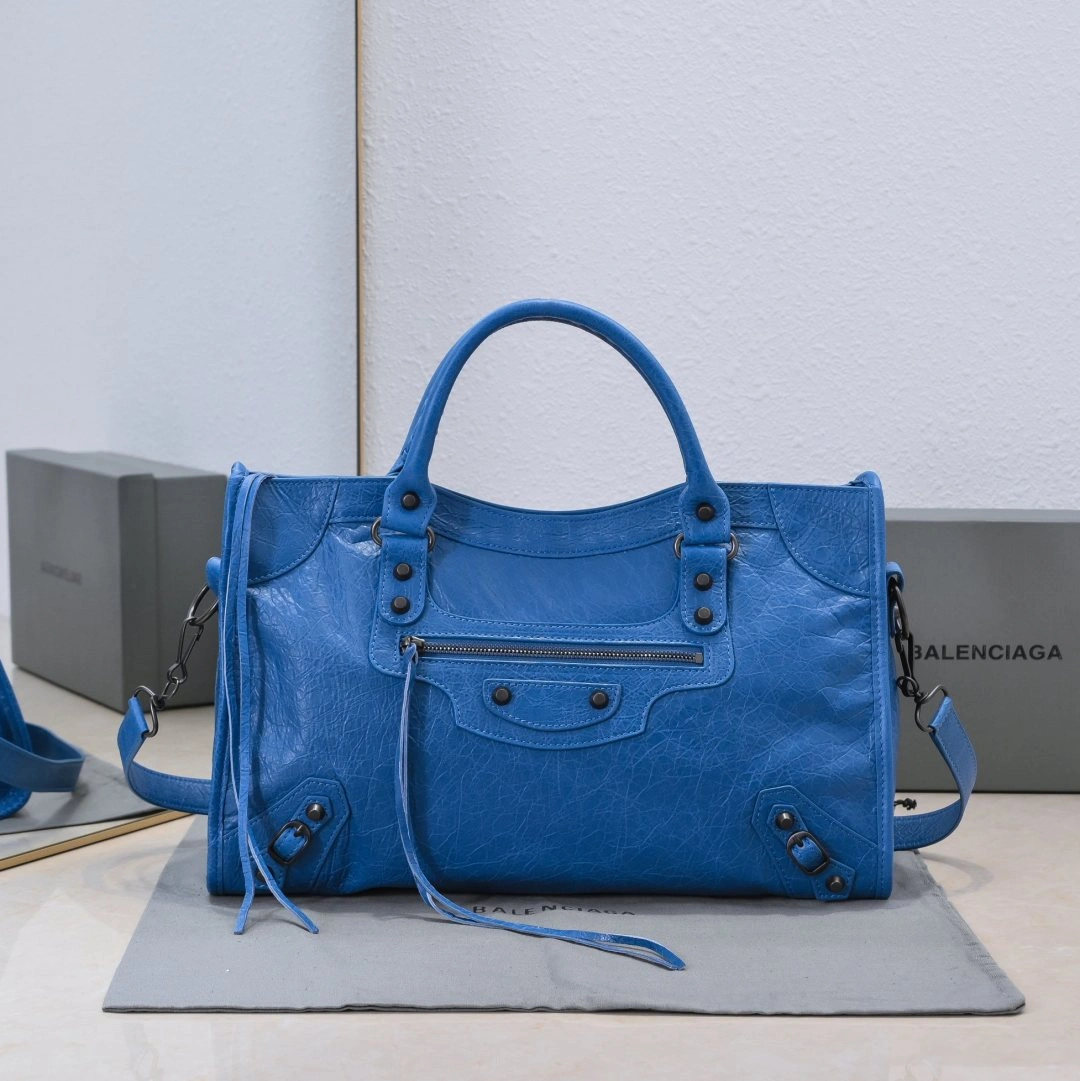 Balenciaga 2024 Revived City Motorcycle Bag - Classic Chic