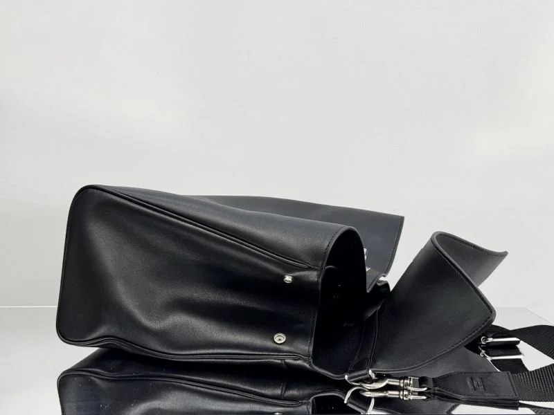 Low-cost Balenciaga 2025 Mens Classic Black Rodeo Messenger Bag