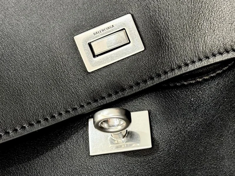 Low-cost Balenciaga 2025 Mens Classic Black Rodeo Messenger Bag