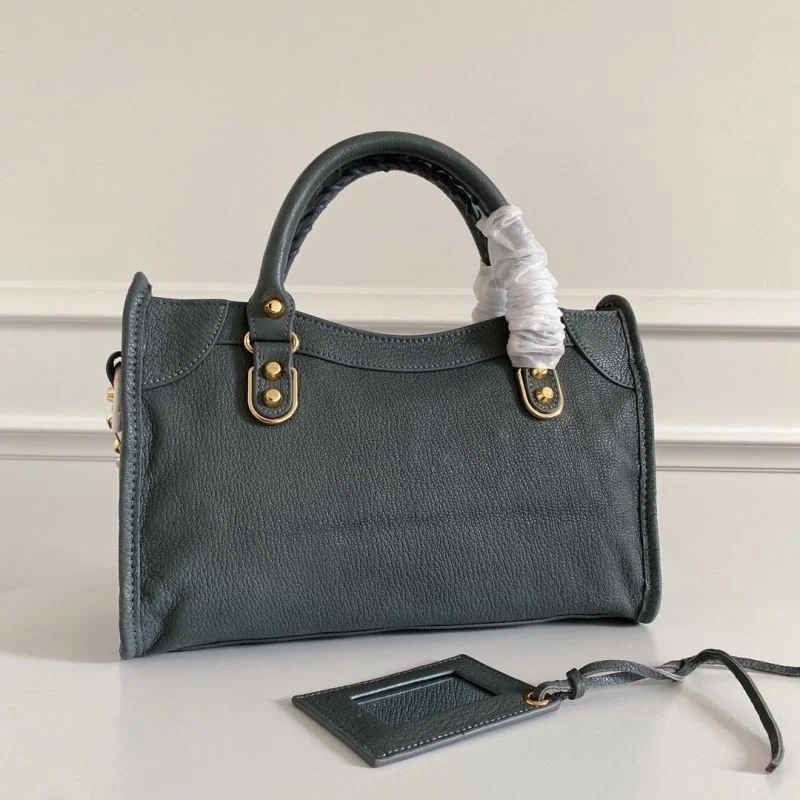 Affordable Balenciaga Antique Gold Studded Goat Leather Motorcycle Bag -Balenciaga