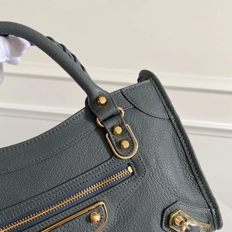 Affordable Balenciaga Antique Gold Studded Goat Leather Motorcycle Bag -Balenciaga