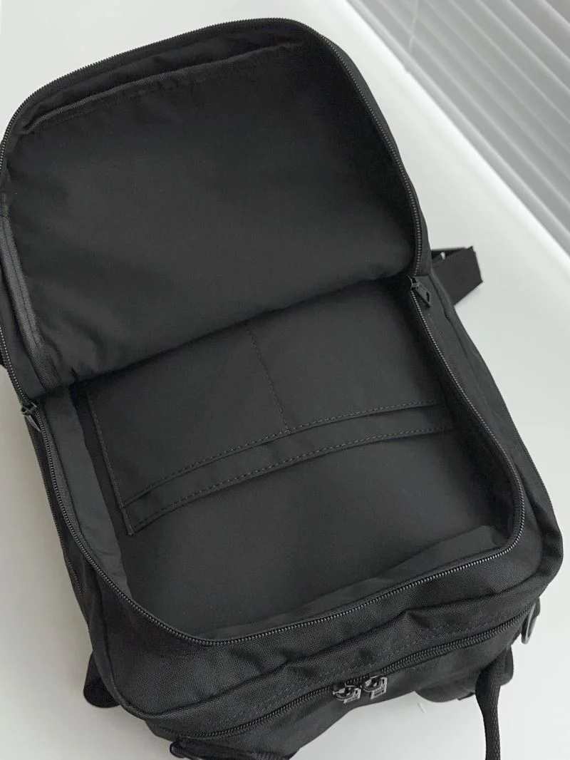 Genuine Balenciaga Army SPACE Black Nylon Multi-Compartment Backpack