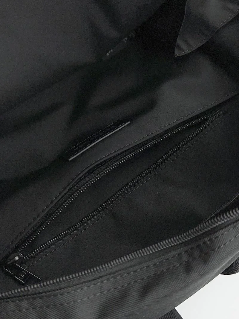 Genuine Balenciaga Army SPACE Black Nylon Multi-Compartment Backpack
