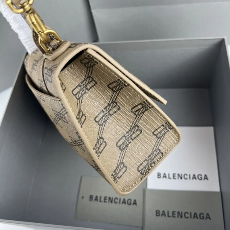 Factory-made Balenciaga BB Monogram Hourglass Bag - Vintage Chic Redefined